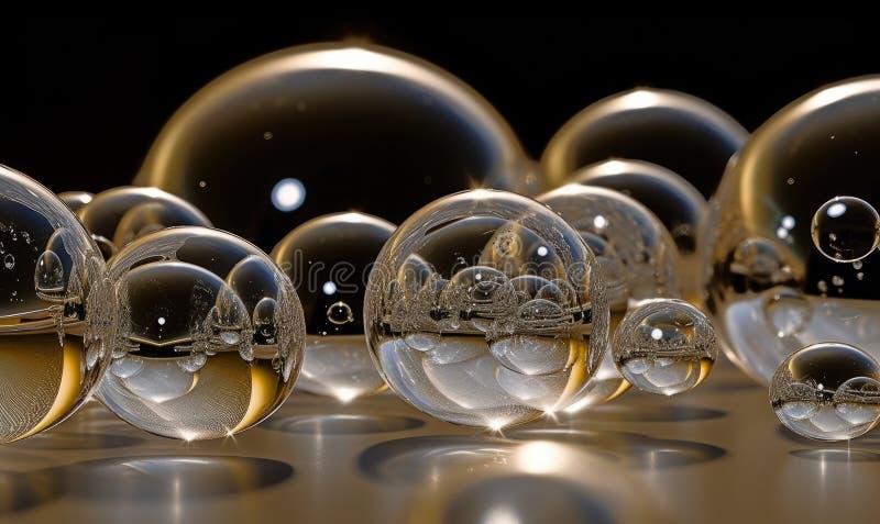 Clear, Colorful and Transparent Bubbles from Soapy Water Creating Using ...