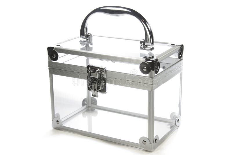 Clear container stock photo. Image of crate, metal, white - 4481228