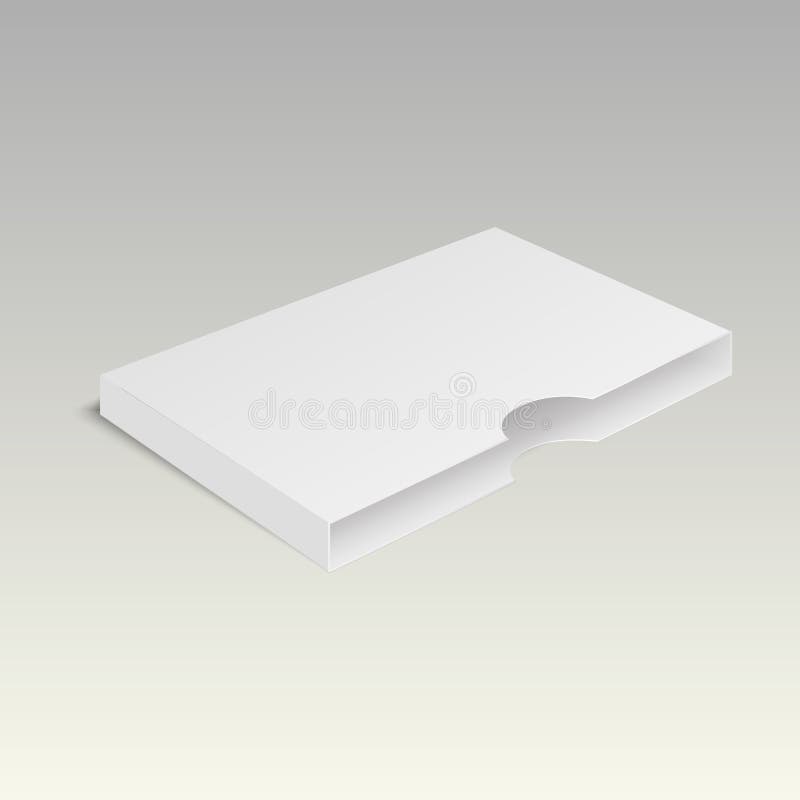 Clear craft box. Vector stock illustration. Illustration of paper ...