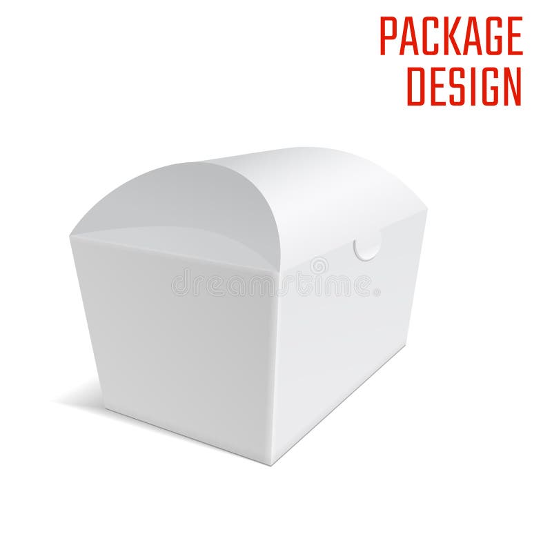 Clear craft box. Vector stock illustration. Illustration of paper ...