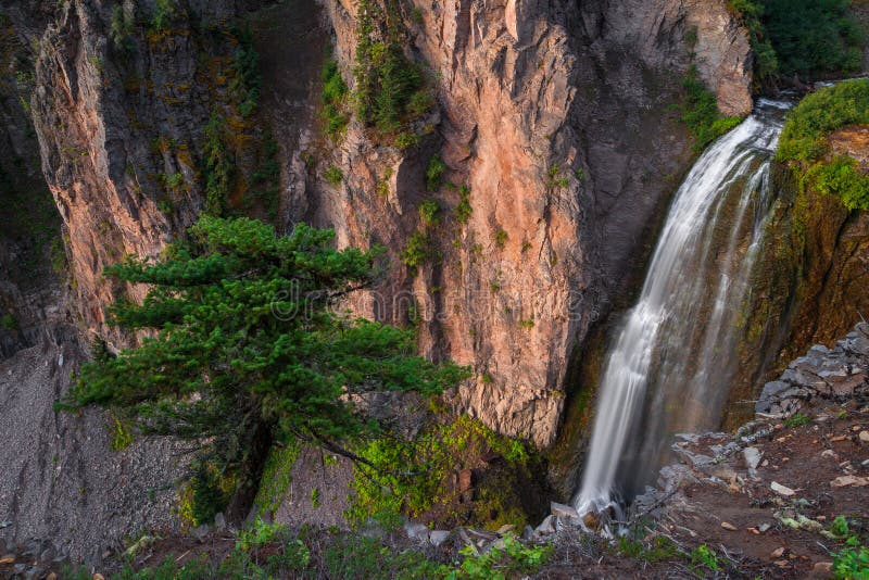 Clear Creek Falls, Washington State Stock Photo - Image of state ...