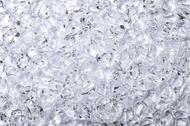 Clear Crushed Ice As Background, Top View Stock Photo - Image of frost ...