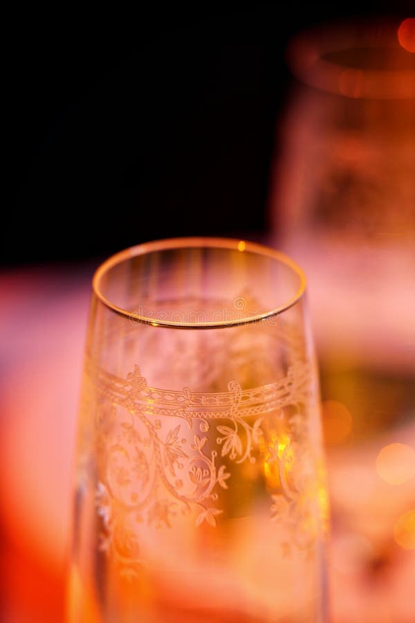 Clear Crystal glass stock photo. Image of glass, blur - 258919634