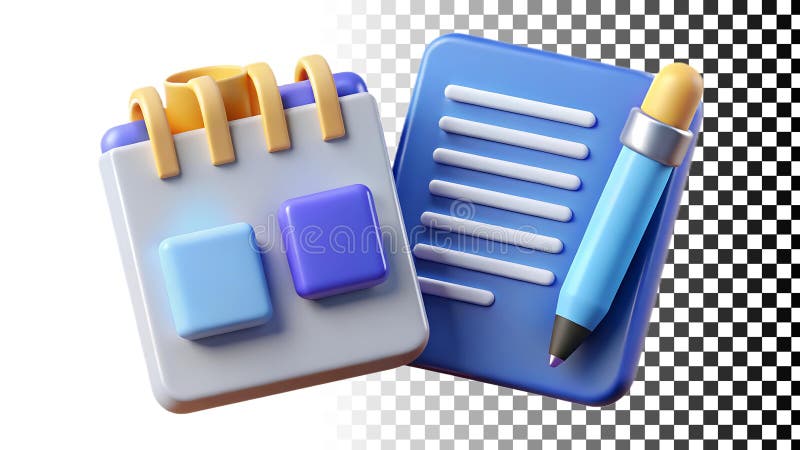 Notepad and Pen for Notes Reminders and Organization Stationery Item ...