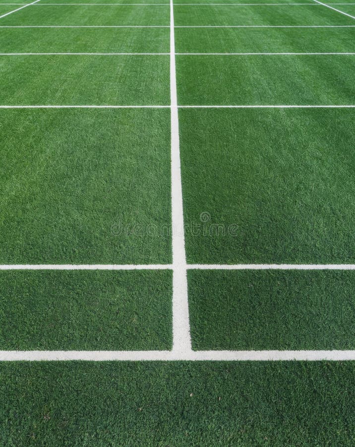 Clear Day on a Sports Field with Bright Sunlight. Stock Image - Image ...