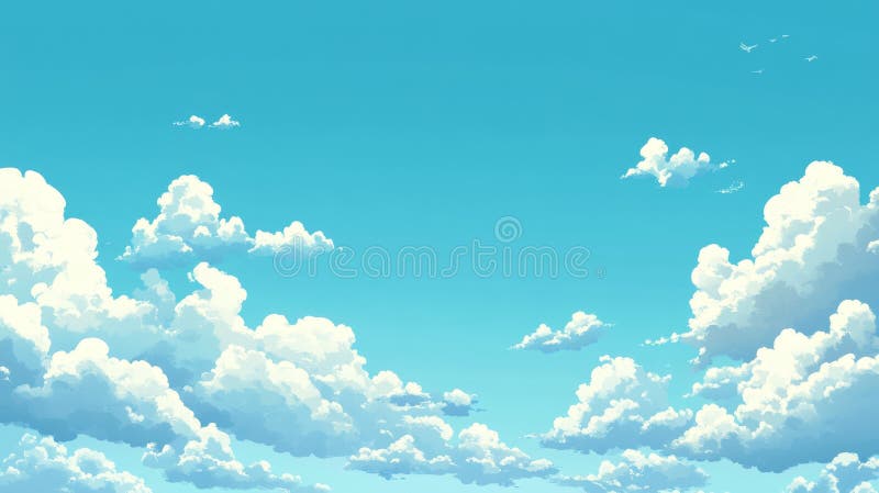 Clear Days Sky Showcasing Vast Expanse of Subtle Cloud Patterns Stock ...