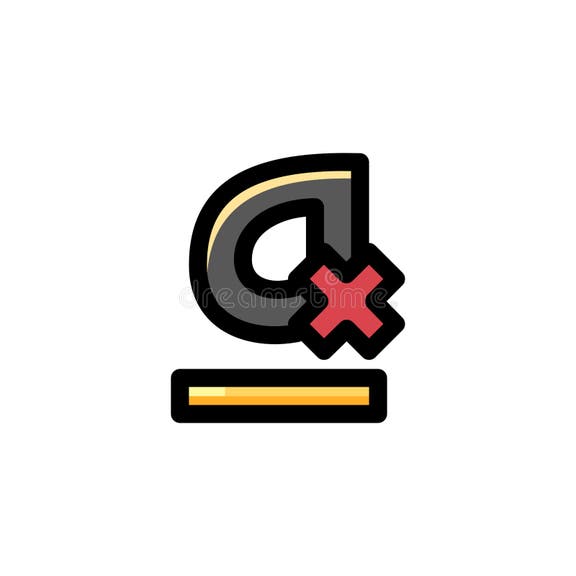 Clear Direct Formatting Icon Stock Vector - Illustration of business ...