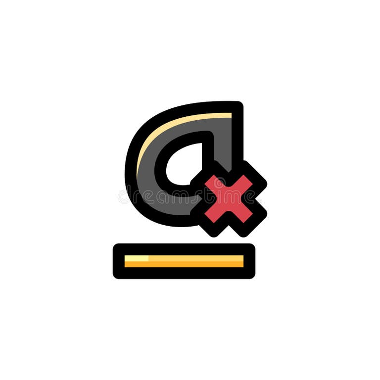 Clear Direct Formatting Icon Stock Vector - Illustration of business ...