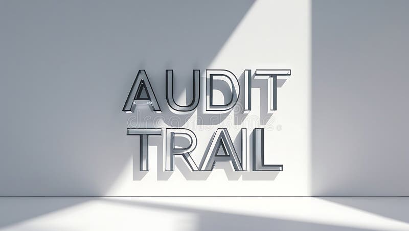 Clear Display of Audit Trail Concept Highlighting Transparency and ...