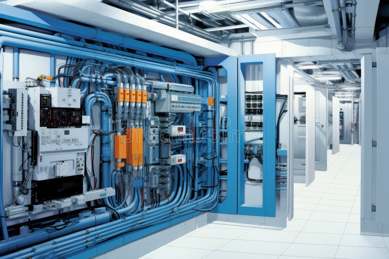 Clear Electrical Distribution Schematic Main Transformer Switchboard ...