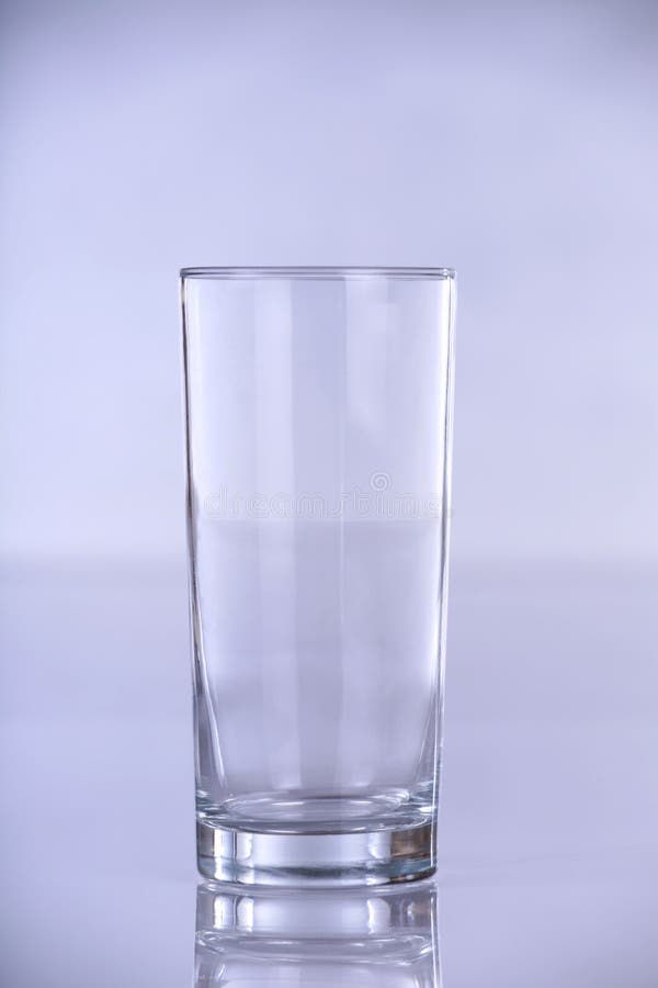 Clear empty glass stock image. Image of liquid, glass - 7956971