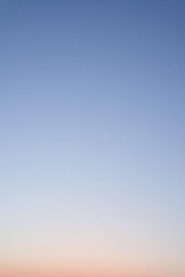 Clear Evening Sky without Clouds. Stock Photo - Image of gradient ...