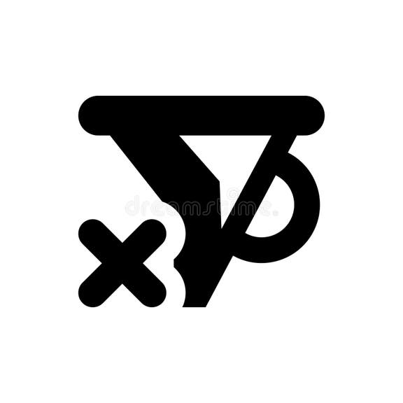 Clear filter icon stock vector. Illustration of shut - 223997424