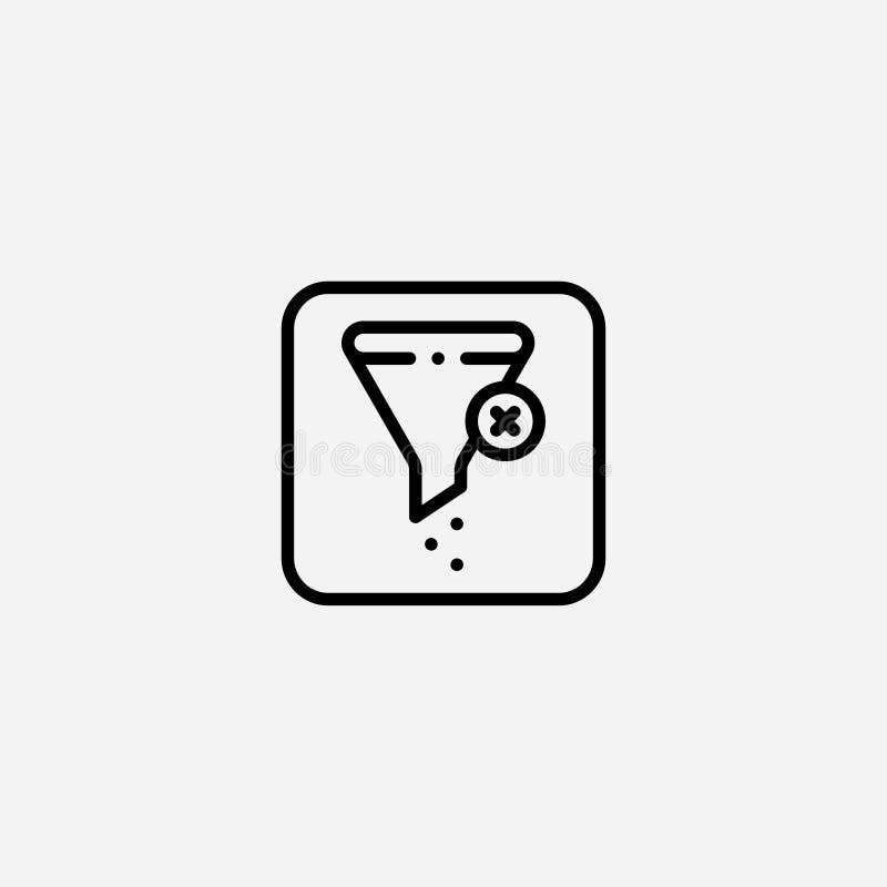 Clear Filter Icon Stock Illustrations – 2,945 Clear Filter Icon Stock ...