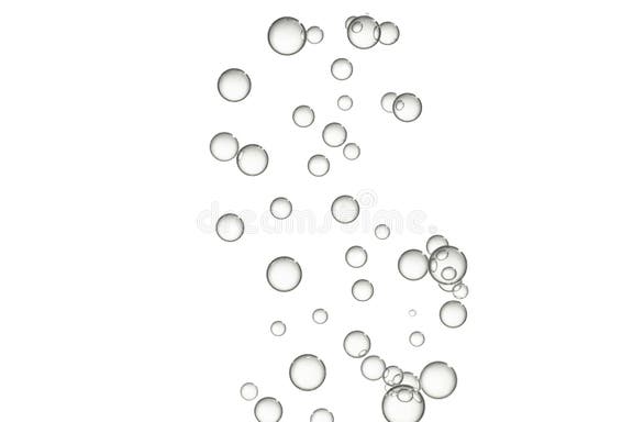 Clear Fizz Isolated Over White Stock Image - Image of bubble ...