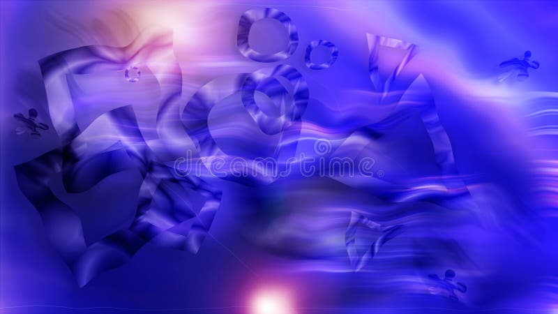 Clear Geometric Abstraction - Distortion of Space with Shiny Effect ...