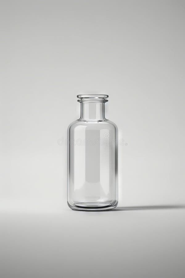 A Clear Glass Drop on a White Surface Stock Image - Image of design ...