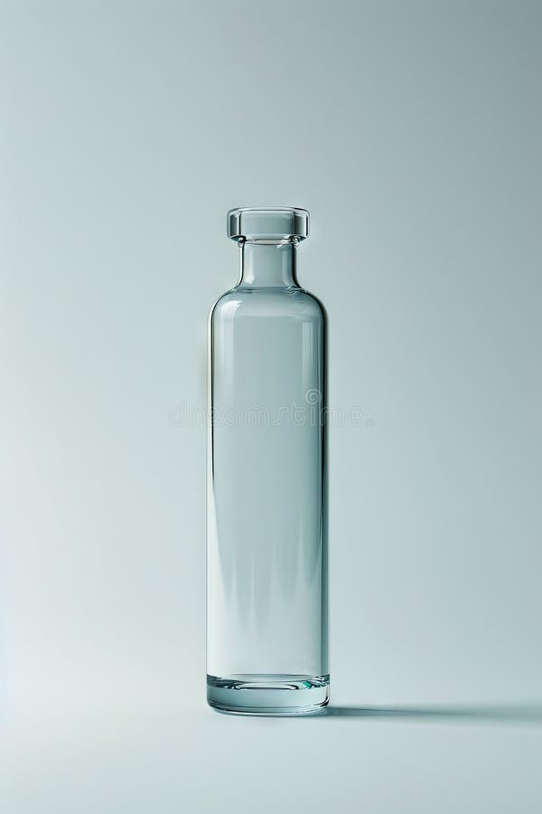 A Clear Glass Drop on a White Surface Stock Image - Image of design ...
