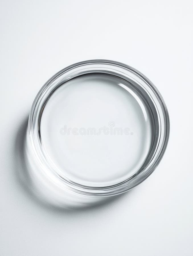 Clear Glass Bowl with a White Background Stock Photo - Image of clear ...