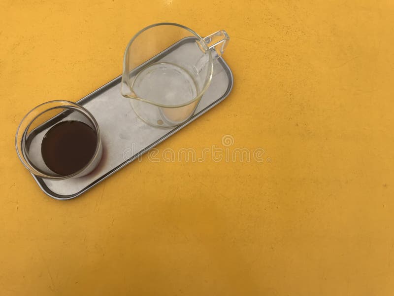 Clear Glass Cup of Drip Coffee and Handle Glass Container Beaker with ...