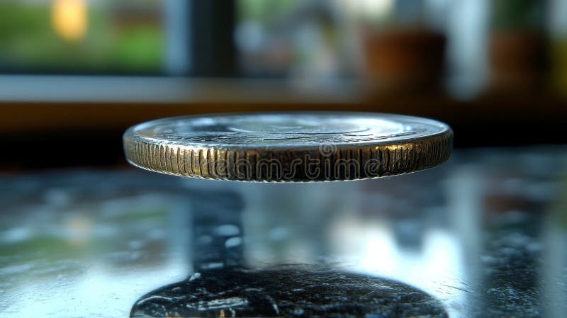 Reflective Circular Glass Disc Smooth Surface Stock Photos - Free ...