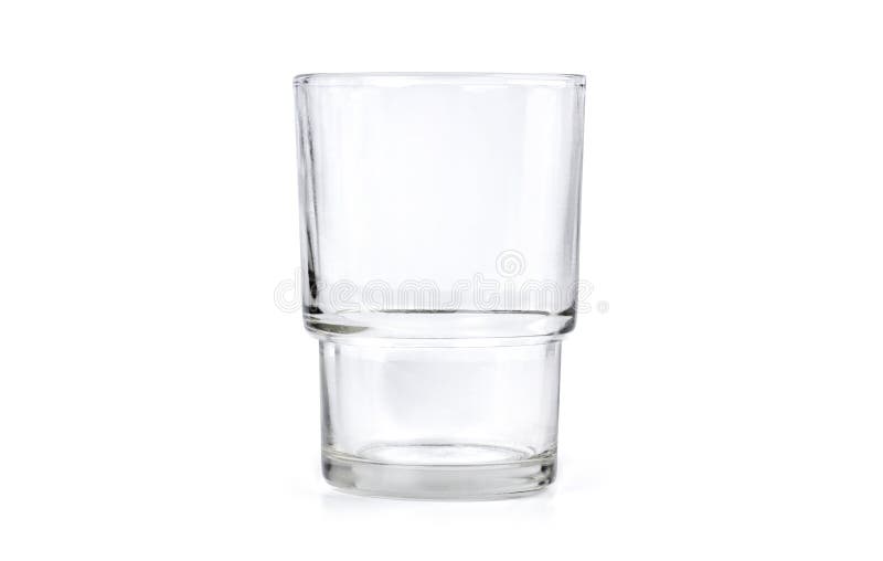 Clear glass empty glass stock photo. Image of single - 221016026