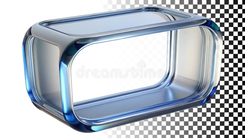 Clear Glass Rectangle Box, Modern Container, Display Case, Sleek Design ...