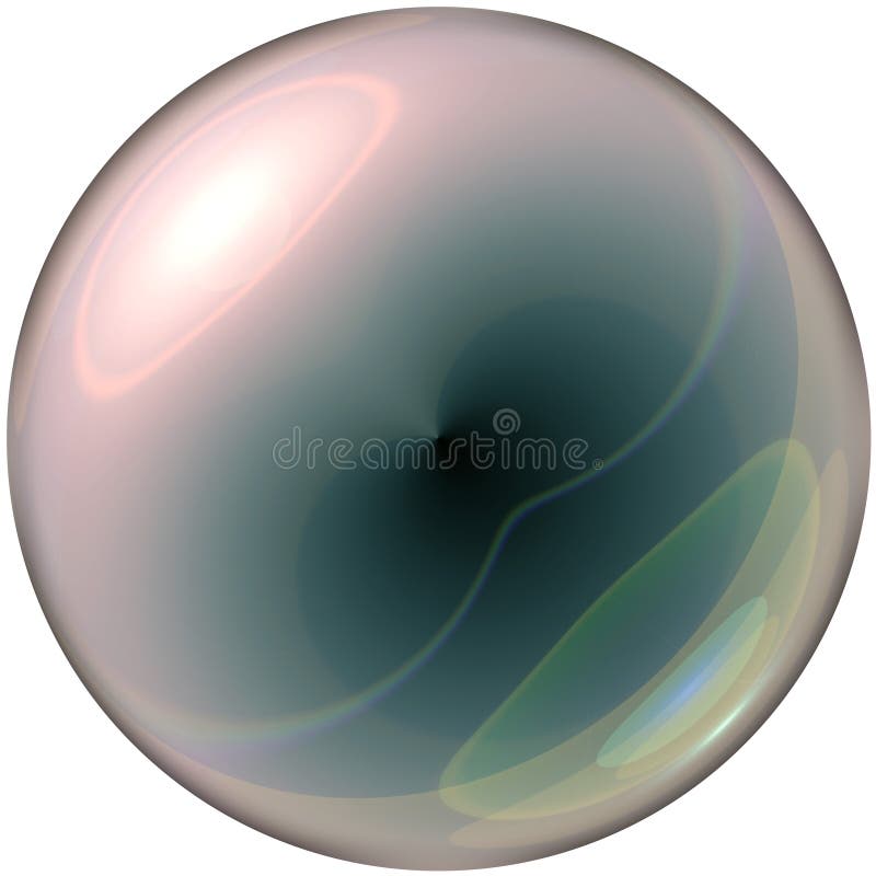 Clear glass sphere stock illustration. Illustration of dimensional - 498849
