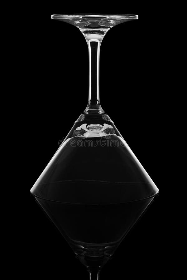 Clear Glass upside down stock image. Image of light, vertical - 30744737