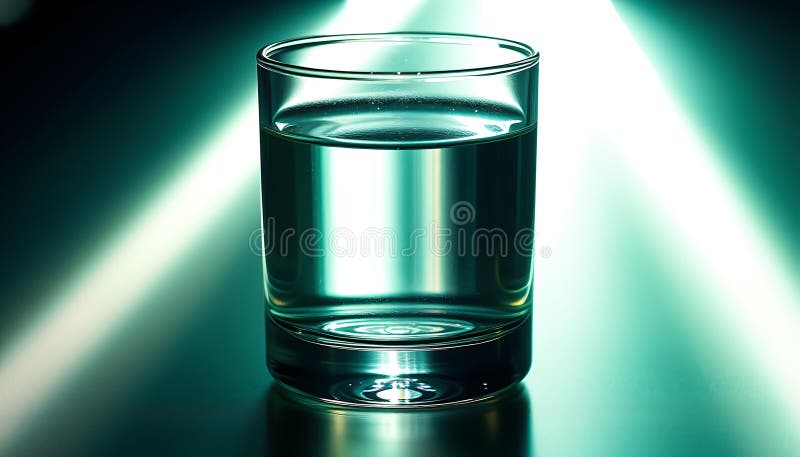 Clear Glass of Water, Refreshing Drink and Simple Hydration Element ...