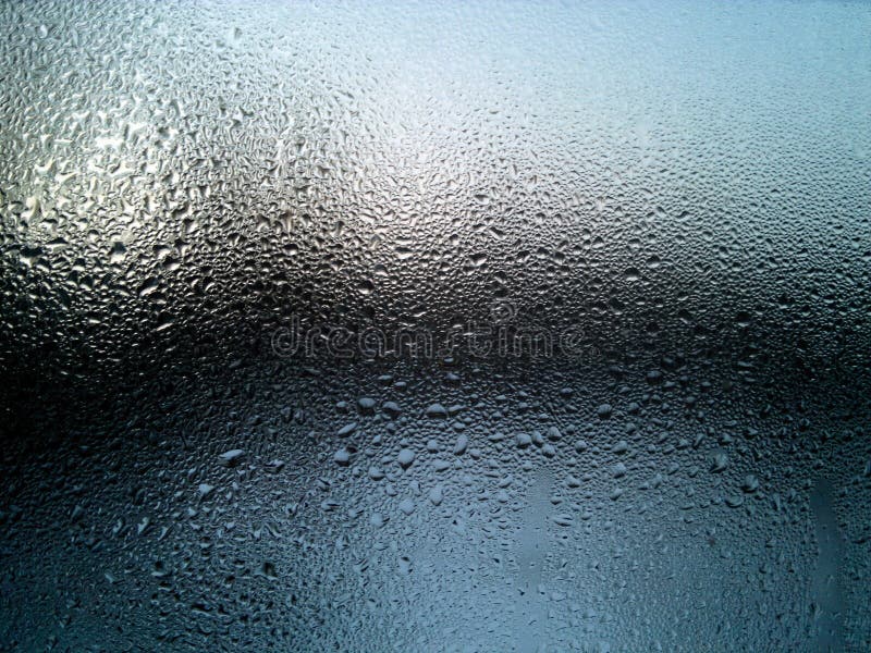 Clear Glass Window With Moist Effect Stock Photo - Image of calm, wave ...