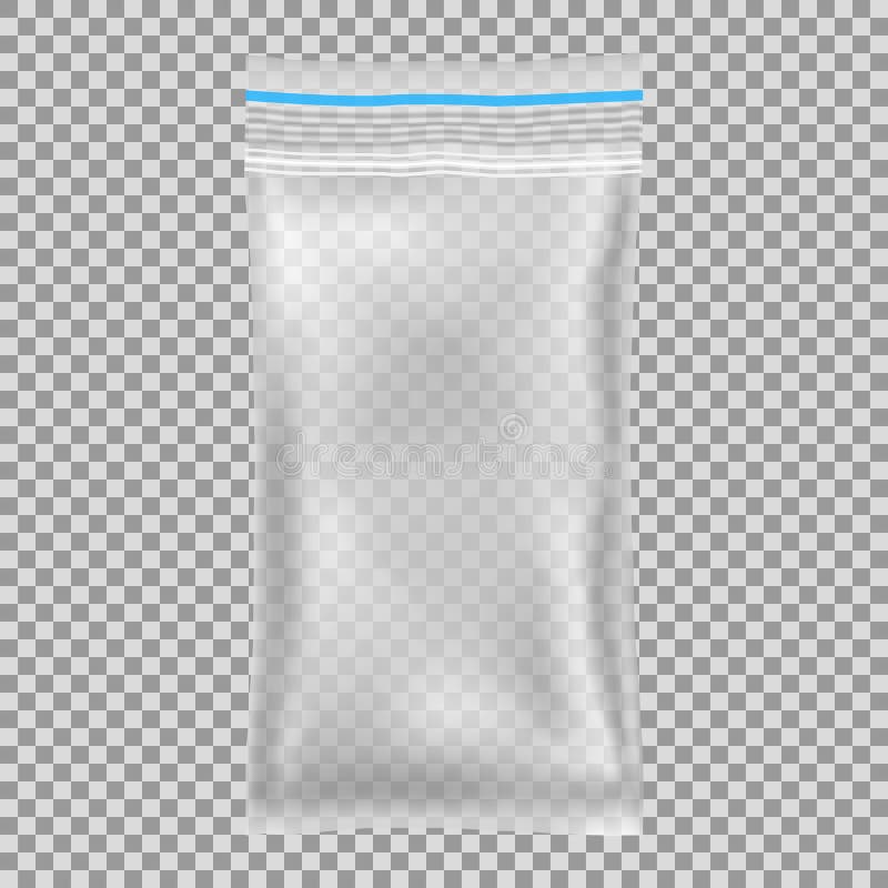 Blank Polyethylene Package Mockup Stock Illustrations – 1,101 Blank ...