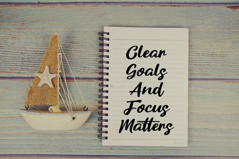 Clear Goals and Focus Matters Motivational and Inspirational Quotes ...