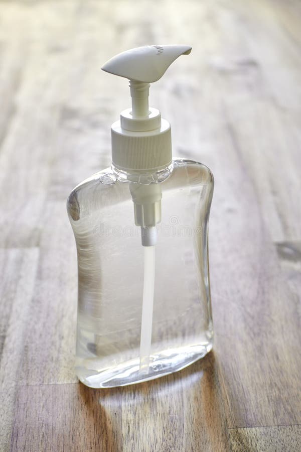 Clear Hand Sanitiser stock photo. Image of bacteria - 213927034