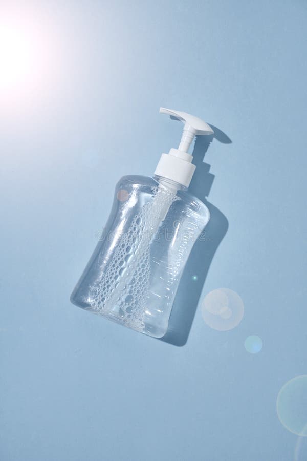 Clear Hand Sanitiser stock photo. Image of care, hygiene - 213927224