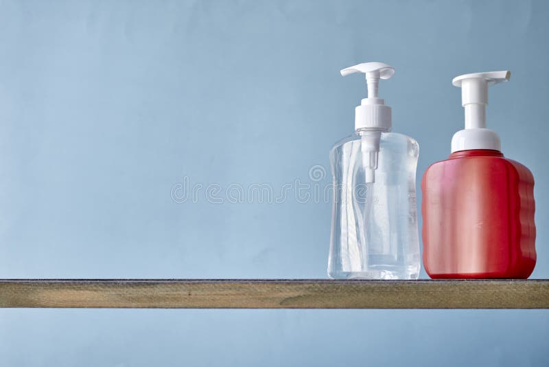 Clear Hand Sanitiser stock image. Image of bacteria - 214148305