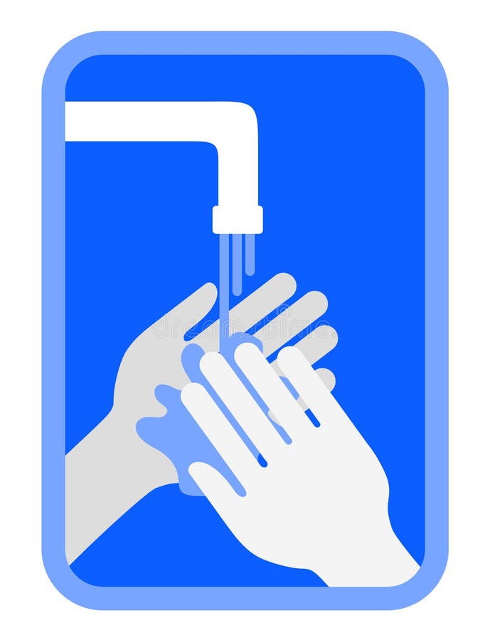 Clear hands stock vector. Illustration of palm, clean - 41881706