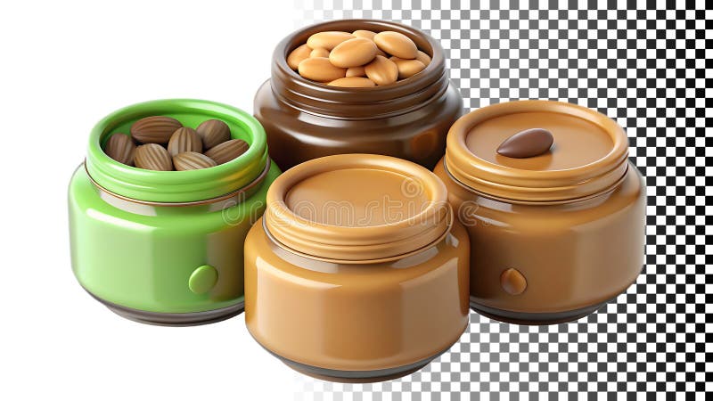 Jars Filled Assorted Nuts Seeds Snacks Variety Png Transparent Image ...