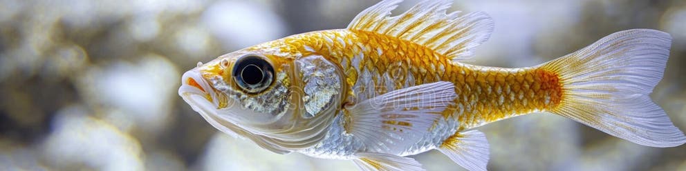 A Clear Image of a Fish with a Blurred Background Stock Image - Image ...