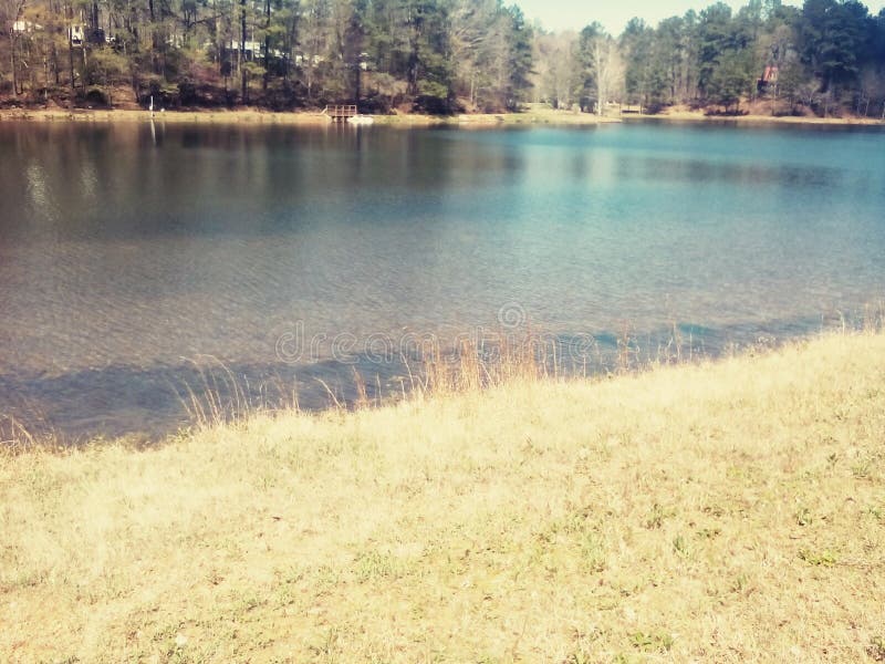 Clear lake stock photo. Image of pretty, clear, sunny - 52575218