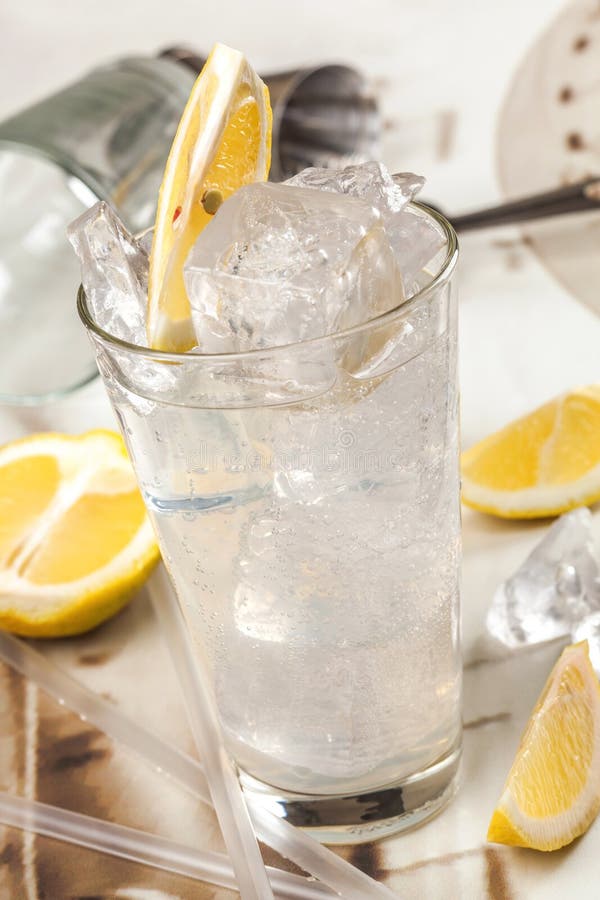 Clear lemon drink stock image. Image of relax, party - 28238425