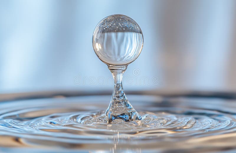 A Clear Liquid Cosmetic Product Featuring Concentric Circles, Boasting ...