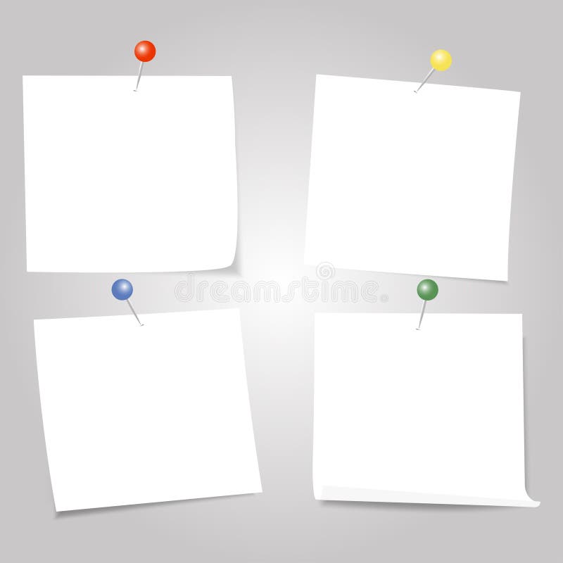 Clear List of Paper with Pin, Staple, Paper Clip on the Light ... Clear List of Paper with Pin, Staple, Paper Clip on the Light ...