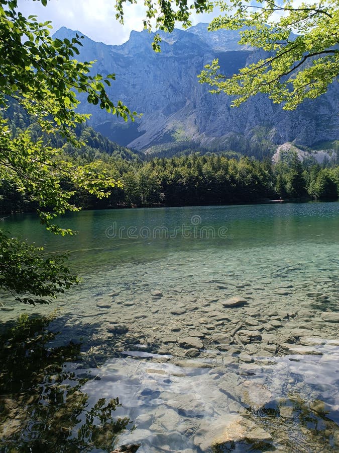 Clear Mountain Lake stock photo. Image of water, wilderness - 263712252
