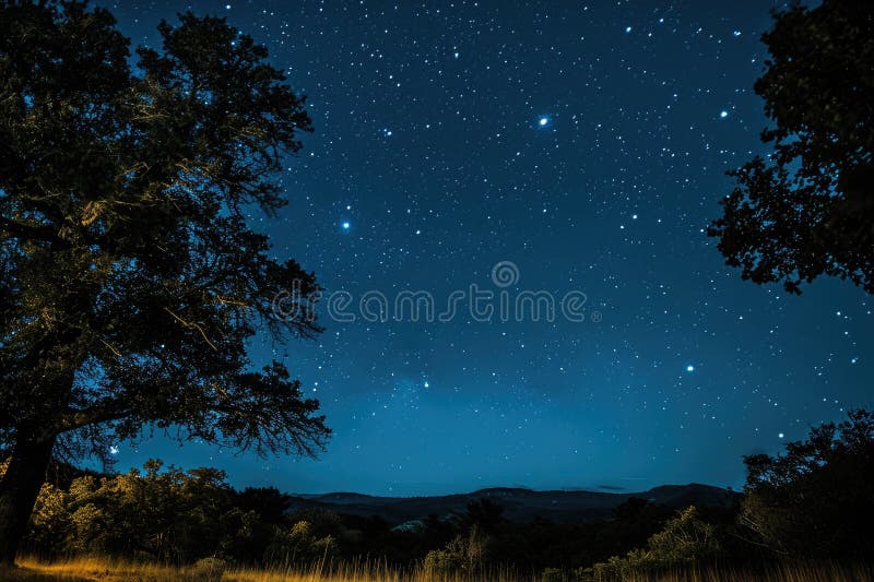 Clear Night Sky Full of Stars Photography Stock Photo - Image of ...