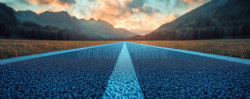 A Clear Path Ahead, Focused at the Start, Ready To Push Forward with ...