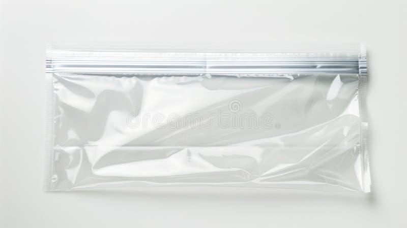 Clear Plastic Bag with a Convenient Handle, Perfect for Carrying Items ...