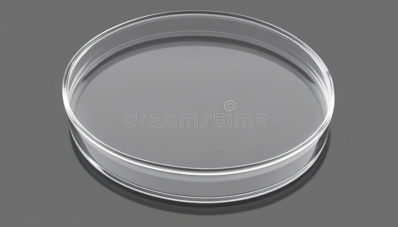 A Clear Plastic Container with a Smooth Surface Stock Illustration ...