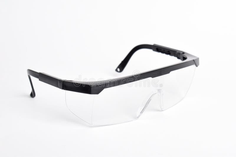 Clear Plastic Safety Goggles Stock Photo - Image of protect, mouth ...