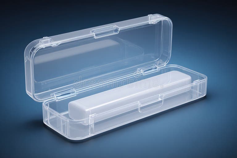 Clear Plastic Storage Case with a Compartment for Organizing Small ...